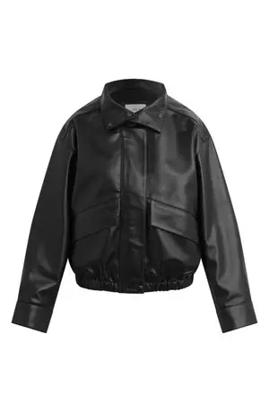 Joe's Jeans Cohen Leather Bomber Jacket