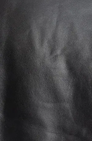 ARMA Melis Leather Bomber Jacket - Black