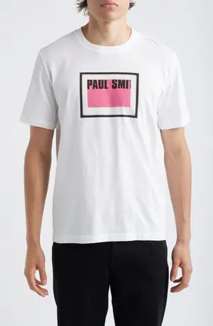 Paul Smith Logo Graphic Organic Cotton T-shirt
