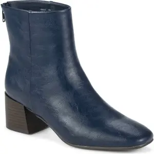 BARETRAPS Emilie Block Heel Bootie - Dark Navy