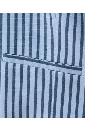 Mango Striped Buttoned Vest
