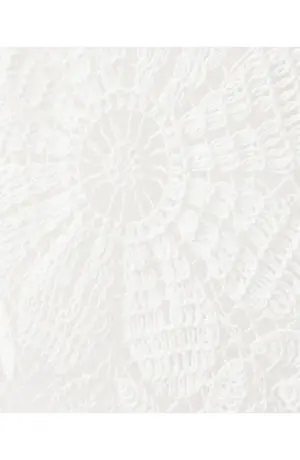 Mango Floral Crocheted Cover-up Dress