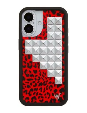 WILDFLOWER CASES Meow Stud Iphone Case - Red