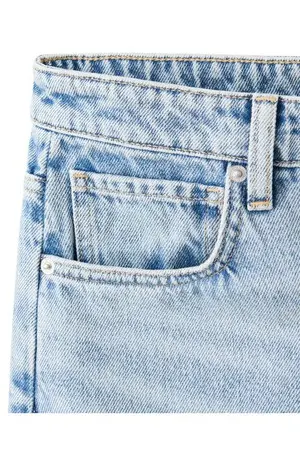 Mango Mid Rise Balloon Jeans - Light Blue
