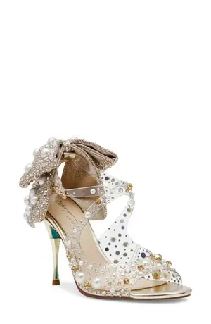 Betsey Johnson Tessa Stiletto Sandal - Light Gold