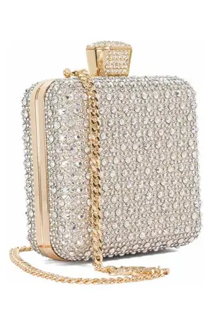 Dune London Elida Crystal Box Clutch