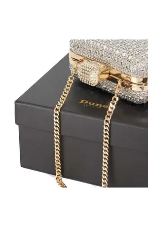 Dune London Elida Crystal Box Clutch