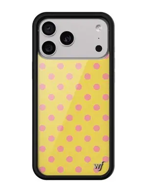 WILDFLOWER CASES Polka Dot | Yellow And Pink /17e/air/17 Pro/17 Pro Max Case - Iphone 17 Pro Max