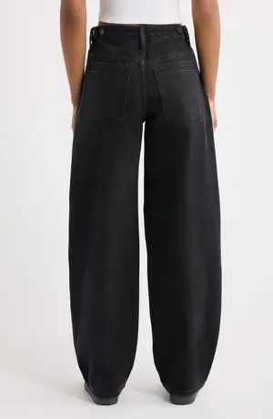 YMI Moto Baggy Barrel Fit Jeans - 36w