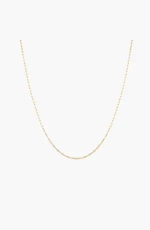 AURATE Valentino Chain Necklace - Yellow