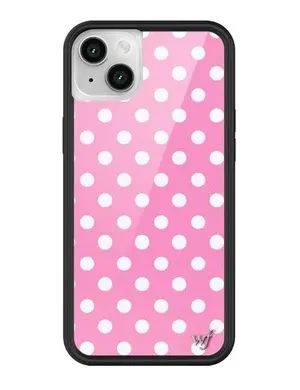 WILDFLOWER CASES Polka Dot | And White Iphone Case - Pink