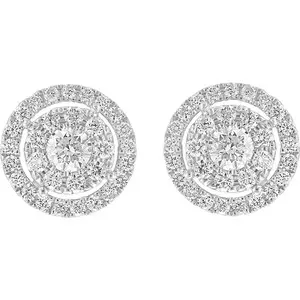 EFFY Lab-grown Diamond Halo Stud Earrings