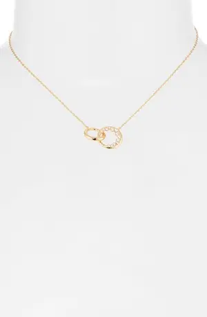 ASTRID & MIYU Orbit Cubic Zirconia Pendant Necklace