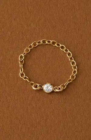 SET & STONES Renata Cubic Zirconia Chain Ring