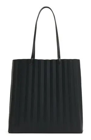 MANSUR GAVRIEL Large Filo Pleated Tote - Black/flamma