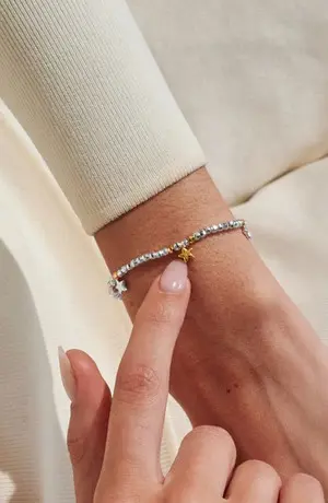 A LITTLES & CO Sparkle Confetti A Little 'congratulations' Bracelet