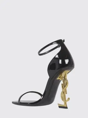 Saint Laurent Opyum Patent Leather Heeled Sandals