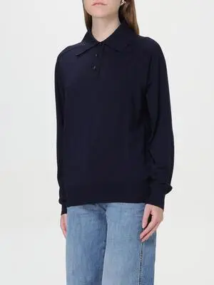Bottega Veneta Long Sleeve Polo Shirt