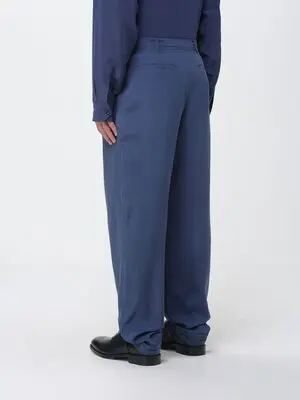 Saint Laurent Silk Tailored Pleated Trousers