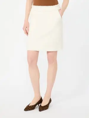 Max Mara Short Wool Jersey Skirt