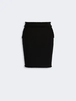 Max Mara Short Wool Jersey Skirt