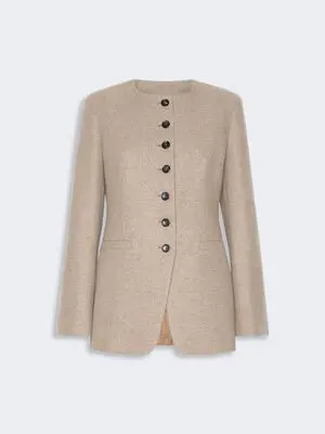 Max Mara Cashmere Crew-neck Jacket