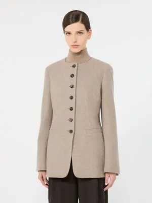 Max Mara Cashmere Crew-neck Jacket
