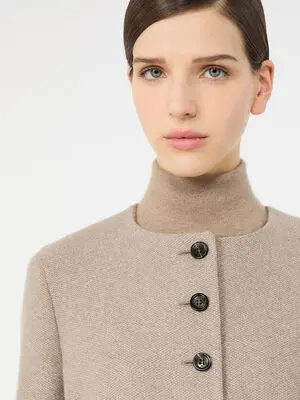 Max Mara Cashmere Crew-neck Jacket