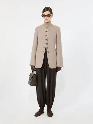 Max Mara Cashmere Crew-neck Jacket