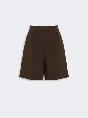 Max Mara Double Woollen Cloth Bermuda Shorts