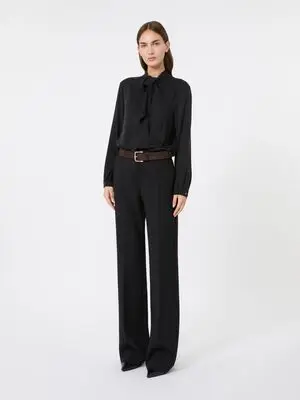 Max Mara Slim-fit Wool Cloth Trousers