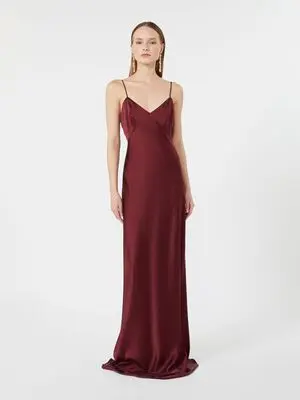 Max Mara Silk Satin Slip Dress