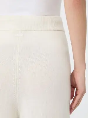 Max Mara Wide Cashmere Yarn Trousers