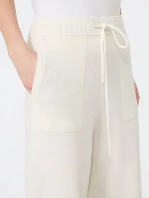 Max Mara Wide Cashmere Yarn Trousers