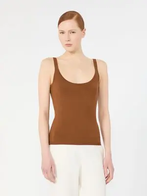 Max Mara Sleeveless Wool Yarn Sweater