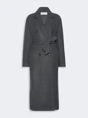 Max Mara Oversized Double Jersey Coat - Dark Grey
