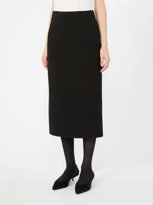 Max Mara Jacquard Jersey Midi Skirt