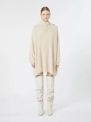 Max Mara Oversized Wool And Cashmere Dress