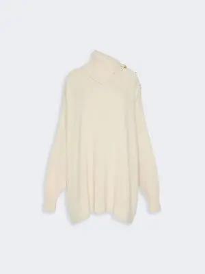 Max Mara Oversized Wool And Cashmere Dress