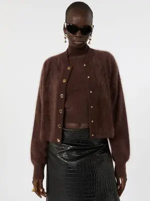 Max Mara Pure Cashmere Bomber Jacket