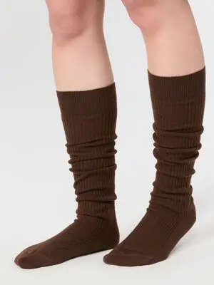Max Mara Ribbed Cashmere Socks