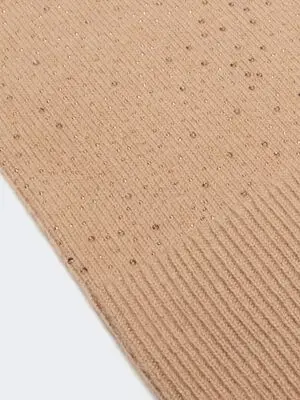 Max Mara Cashmere And Rhinestone Embellished Balaclava - Camel