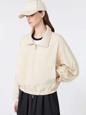 Max Mara Water-repellent Canvas Windbreaker