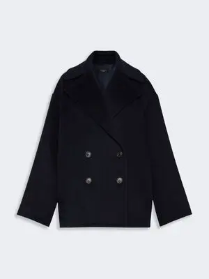 Max Mara Double-sided Wool Double-breasted Pea Coat
