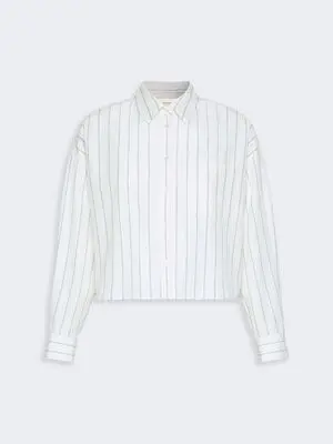Max Mara Cotton Shirt With A Contrasting Back