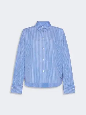 Max Mara Cotton Poplin Shirt - Cornflower Blue