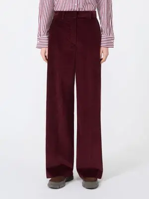 Max Mara Cotton Velvet Trousers