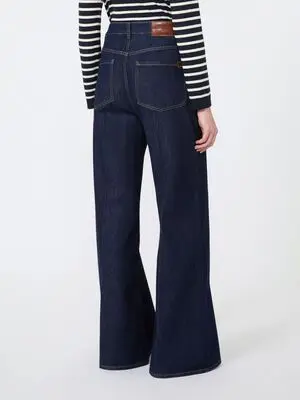 Max Mara Cotton Denim Palazzo Jeans