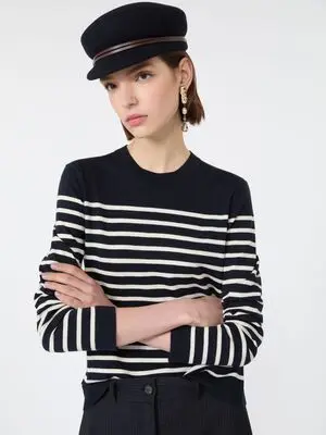 Max Mara Silk And Wool Yarn Sweater