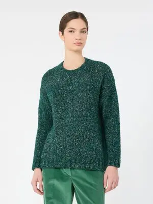 Max Mara Alpaca, Cotton And Wool Blend Sweater